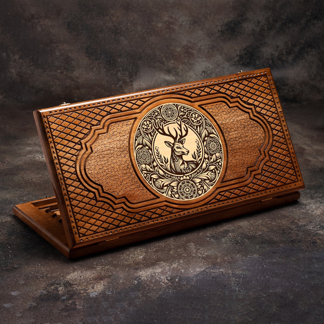 Backgammon Set, Beautiful Wooden Backgammon, Unique Backgammon ...