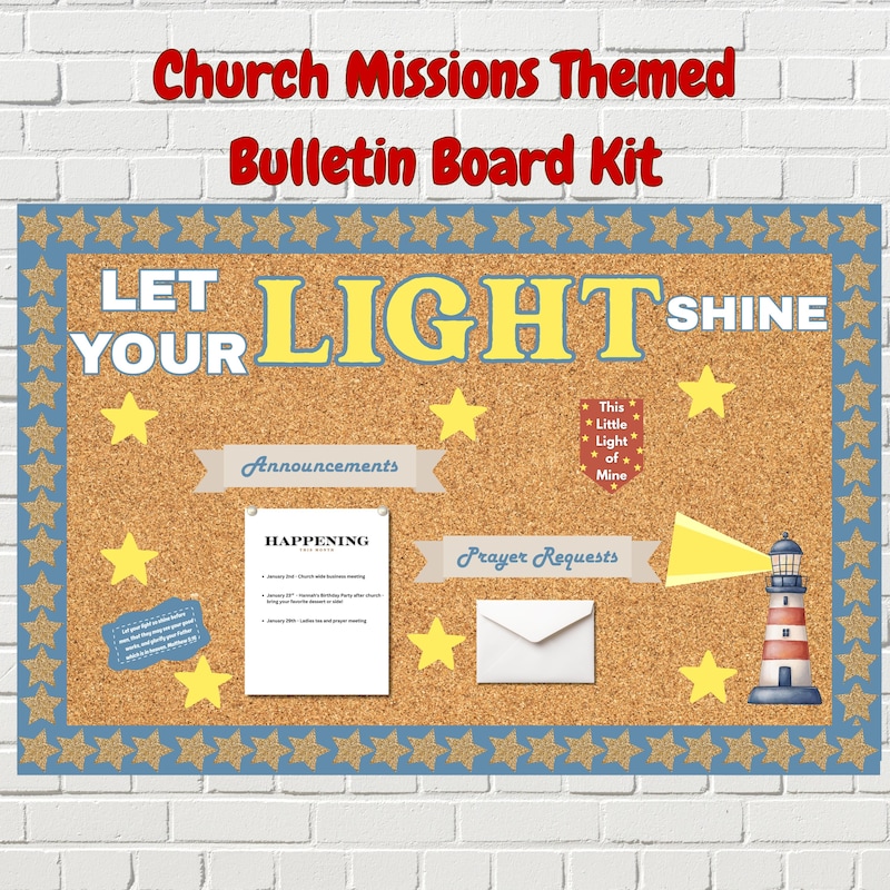 Church Bulletin Board - Etsy