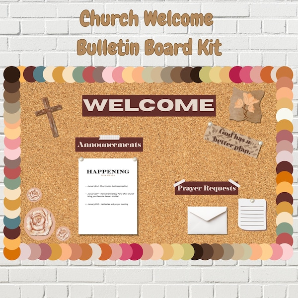 Church Bulletin Board - Etsy