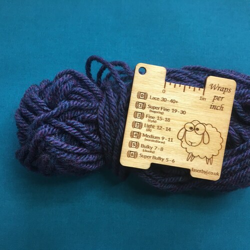 Wraps per Inch Gauge - Etsy UK