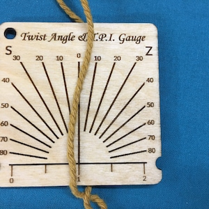 Spinners Twist Angle & T.P.I. Tool, Spinners Control Card - Etsy