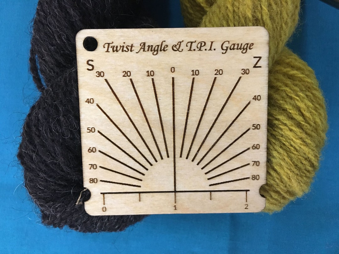 Spinners Twist Angle & T.P.I. Tool, Spinners Control Card - Etsy