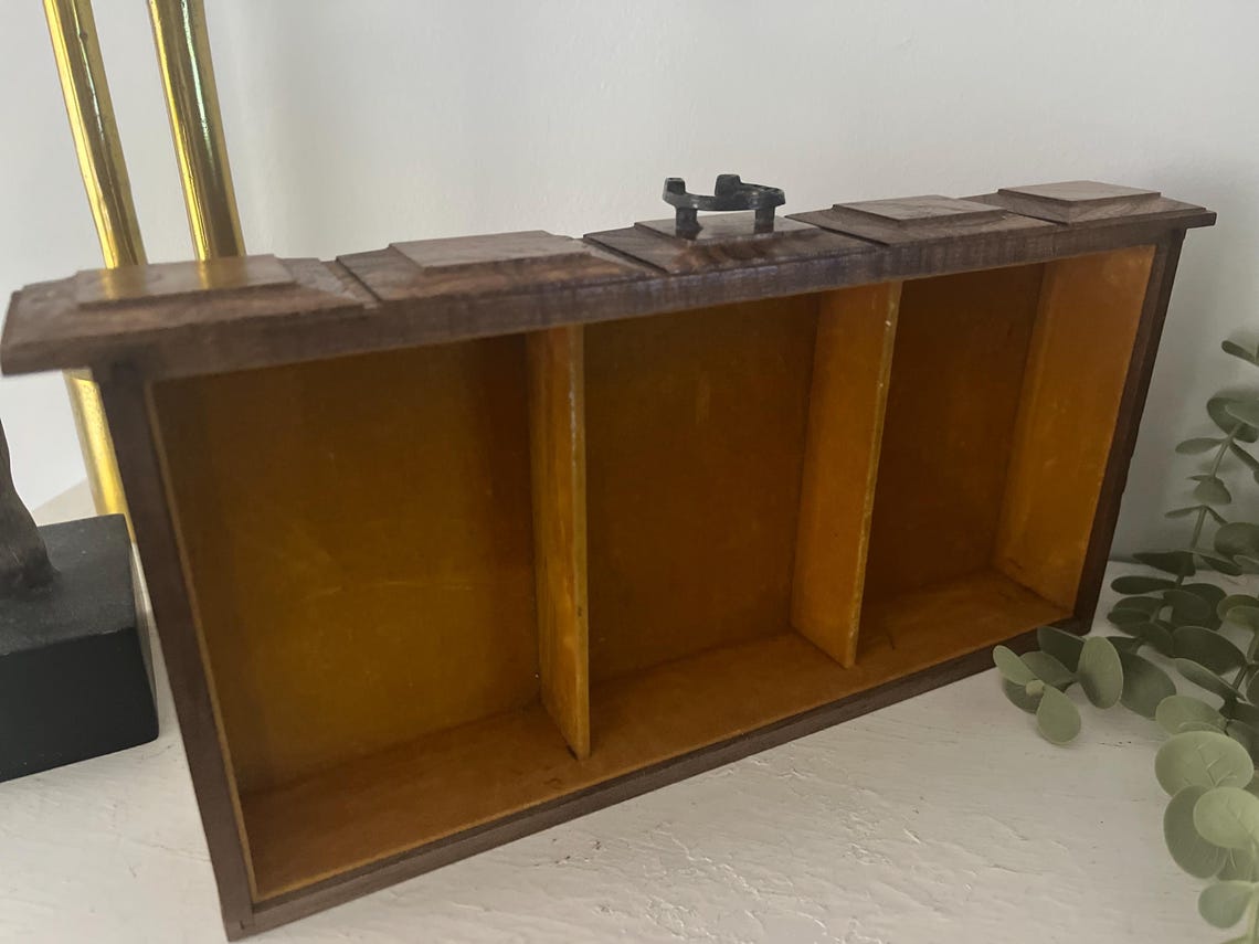 Vintage Pat Yoshikawa Jewelry Box With Horseshoe Drawer Pull | 1960s ...