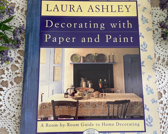 Laura Ashley | Decorating With Paper and Paint | Softcover | 1995 - Etsy