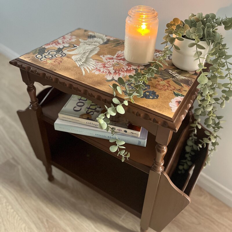 Magazine Rack Table - Etsy