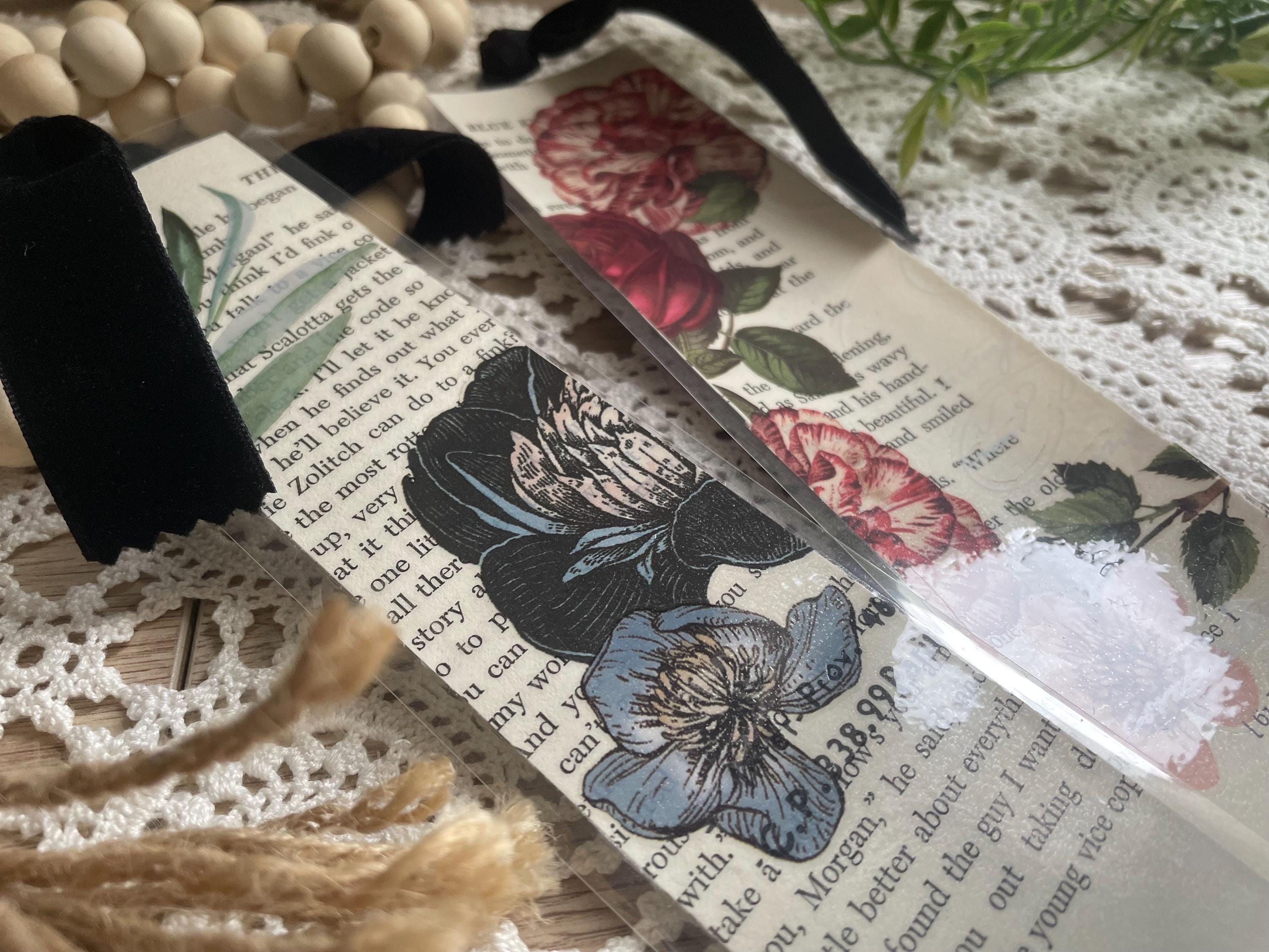 Upcycled Bookmarks | Recycled Bookmarks From Vintage Books | Handmade ...