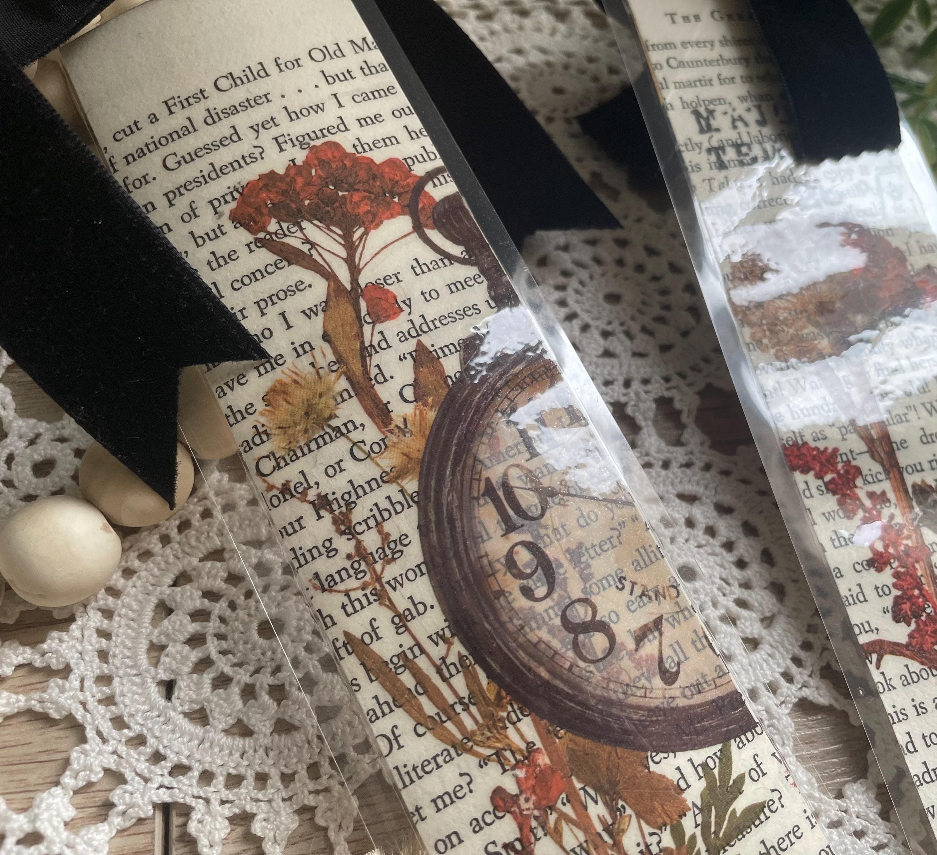 Upcycled Bookmarks | Recycled Bookmarks From Vintage Books | Handmade ...
