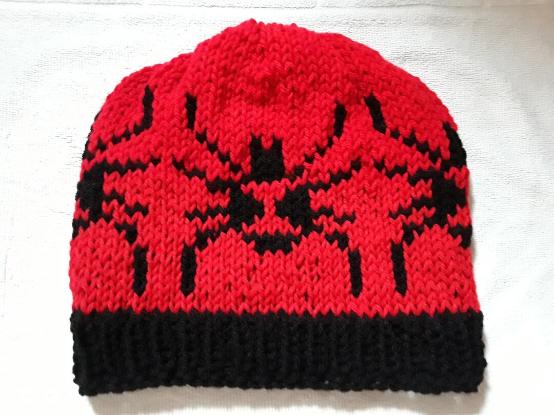 Black Widow Spider Toque Blackwidow Beanie Venomous Spiders Skater Hat ...