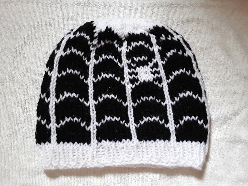 Spiderweb Halloween Beanie Spooky Spider Toque White - Etsy