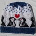 Spiderweb Halloween Beanie Spooky Spider Toque White Spiders Knitted ...