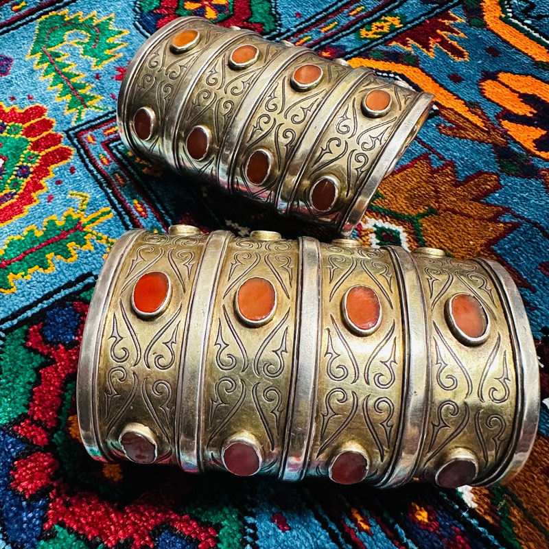 Turkmen Jewelry - Etsy