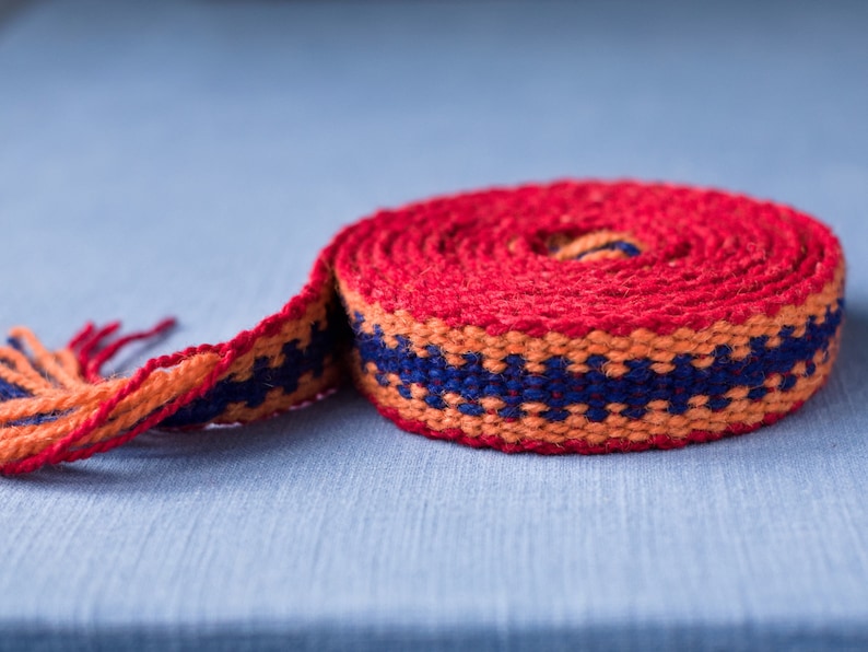 Medieval Belt Replica Hand Woven Viking Trim Larp Belt - Etsy