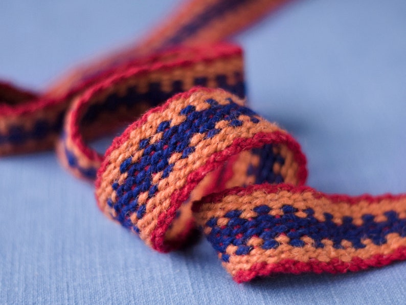 Medieval Belt Replica Hand Woven Viking Trim Larp Belt - Etsy