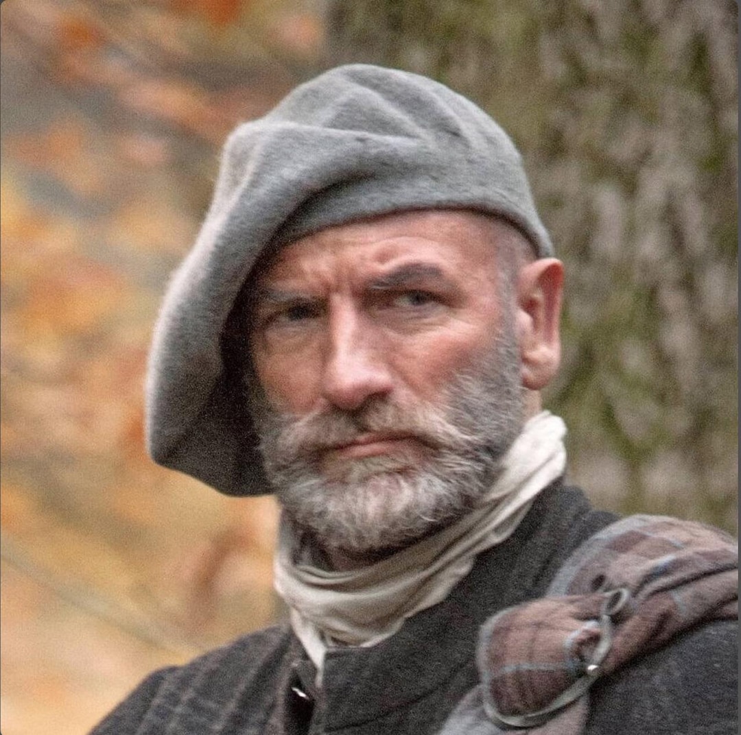 Highlander Tam, Hand Knit Beret Tam, Hand Knit Scots Bonnet, Outlander ...