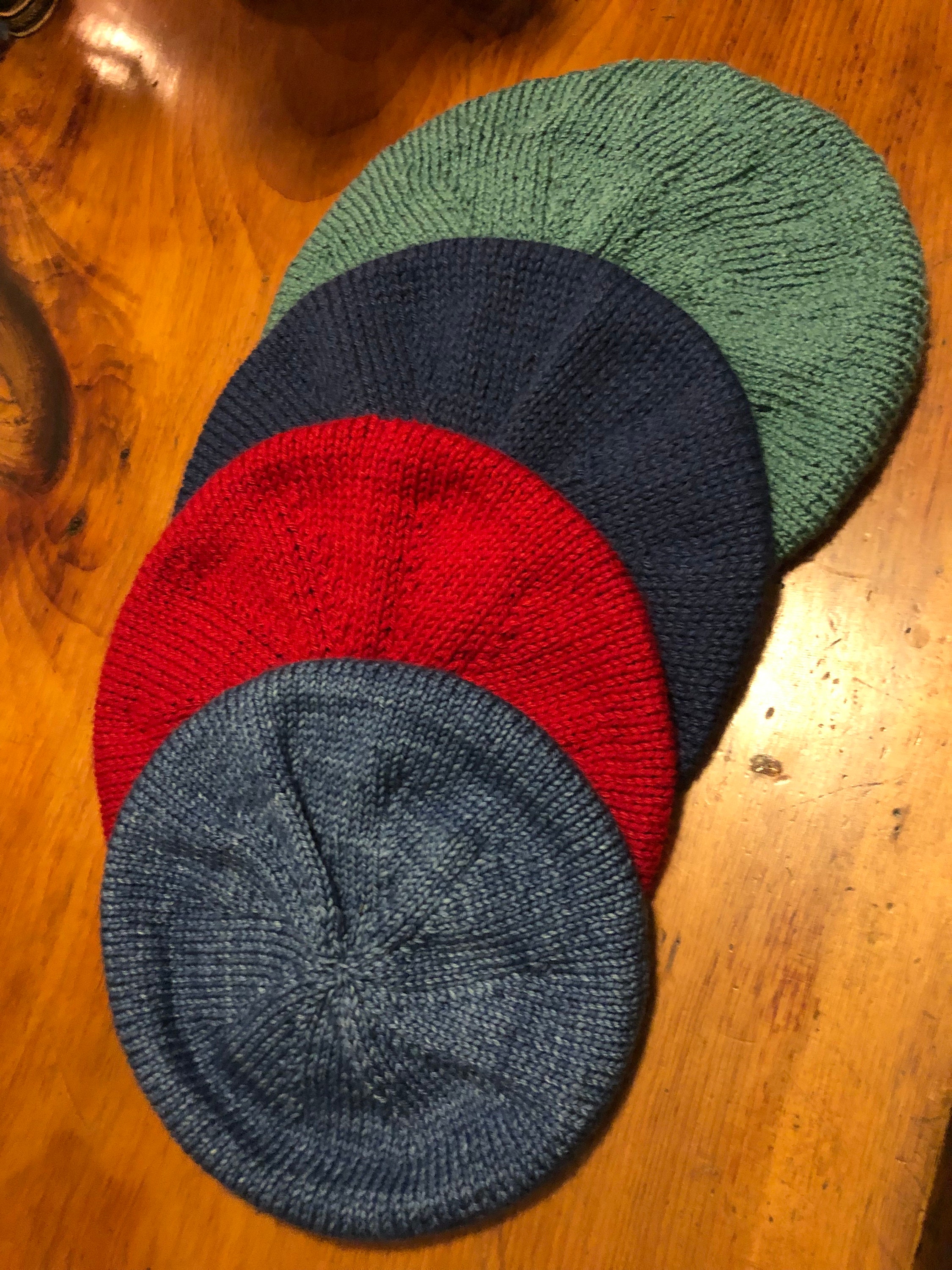 Highlander Tam, Hand Knit Beret Tam, Hand Knit Scots Bonnet, Outlander ...