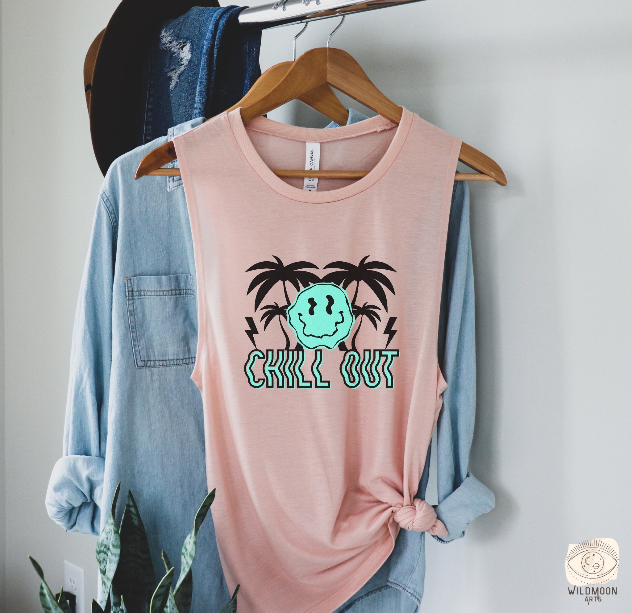 Chill Out PNG Sublimation Designs Summer Png Designs Boho - Etsy