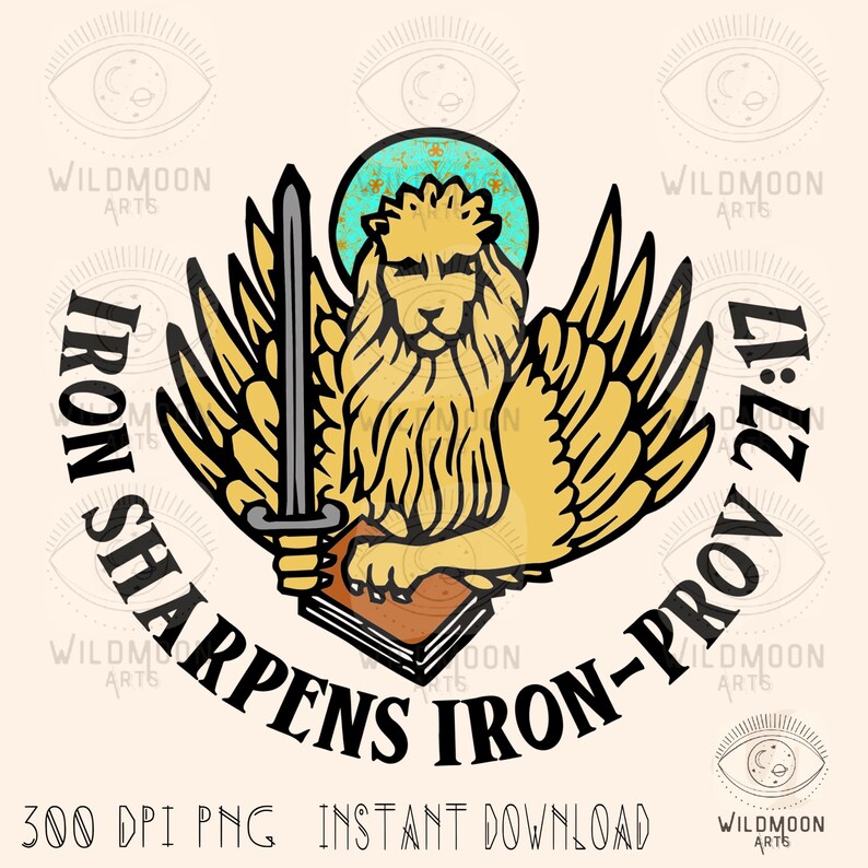 Iron Sharpens Iron Png-sublimation Pngchristian - Etsy
