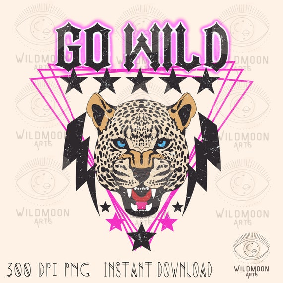 Go Wild PNG Sublimation Designs Boho Designs Hippie - Etsy