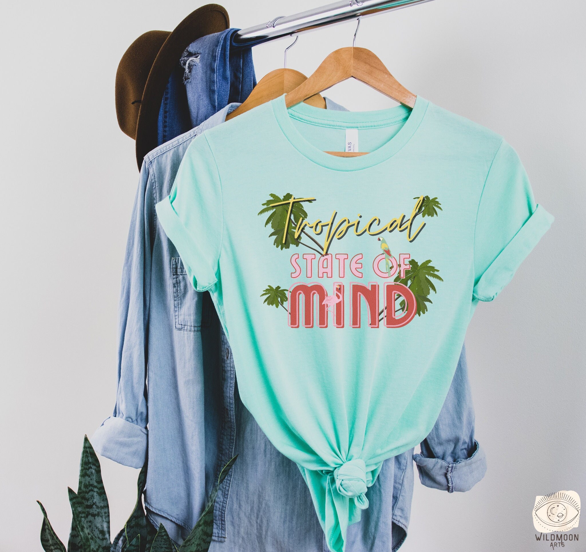 Tropical State of Mind PNG, Sublimation Designs, Boho Designs, Retro ...