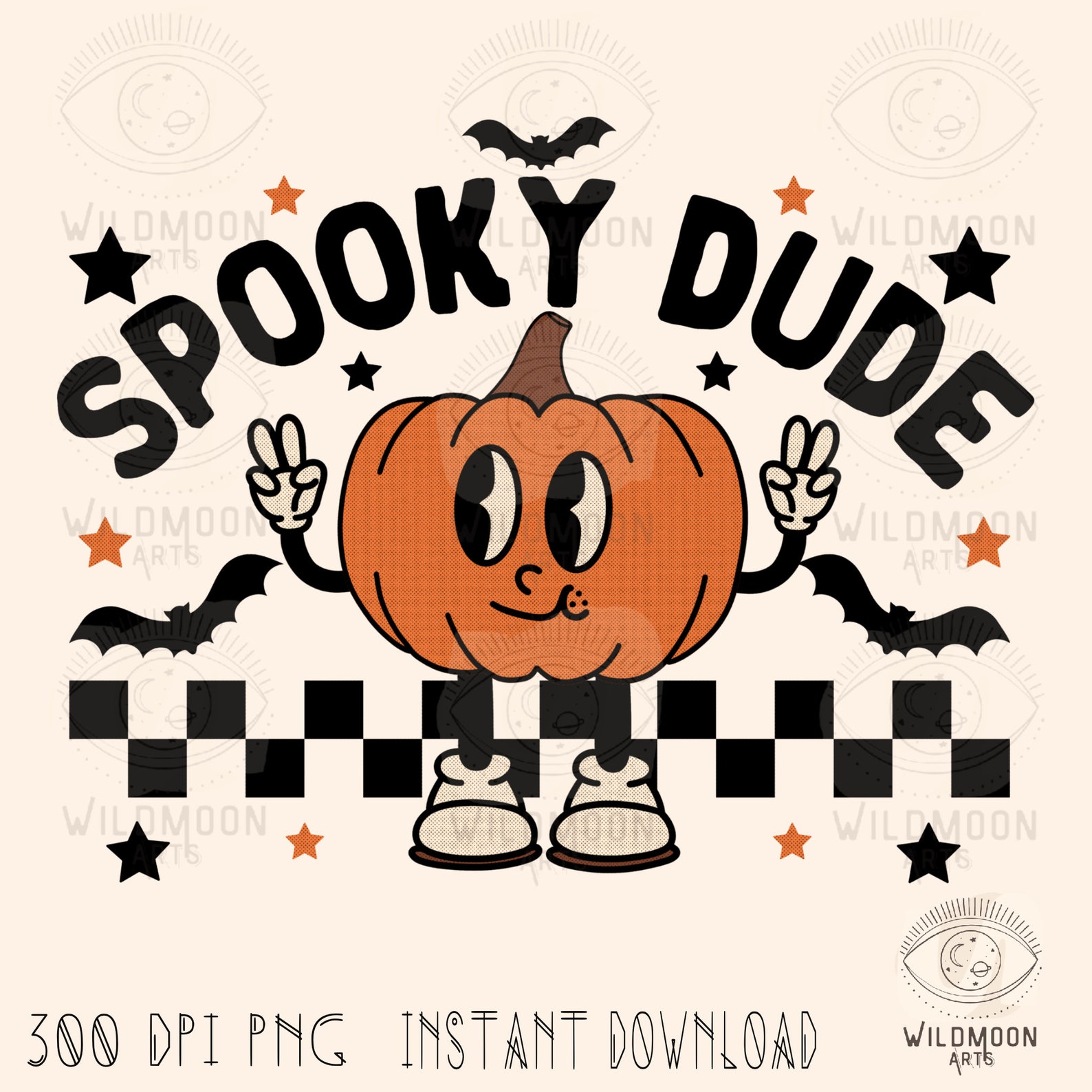 Spooky Dude PNG Halloween Sublimation Designs Halloween Png - Etsy