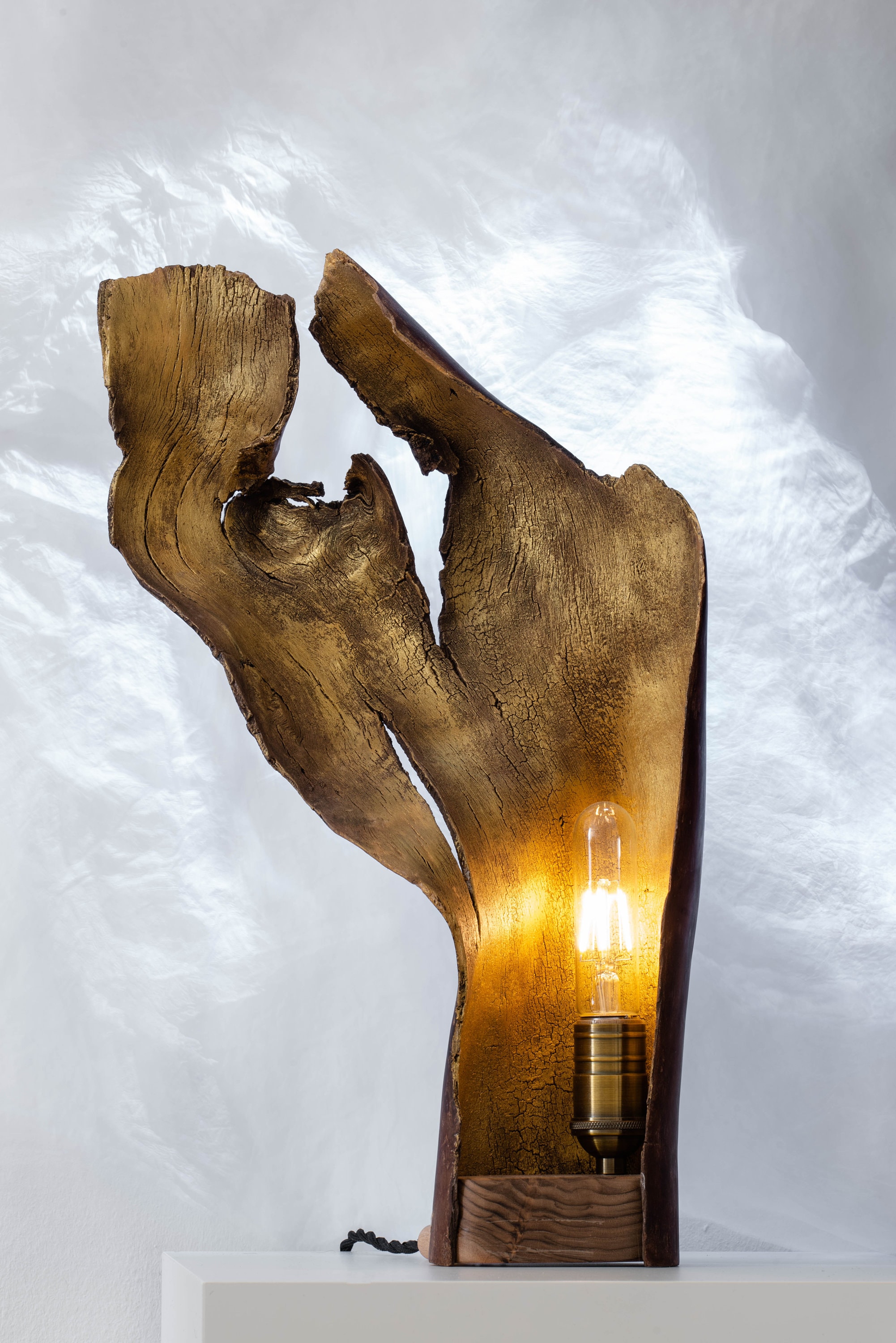 Lamp Form Natural Eucalyptus Tree Bark - Etsy