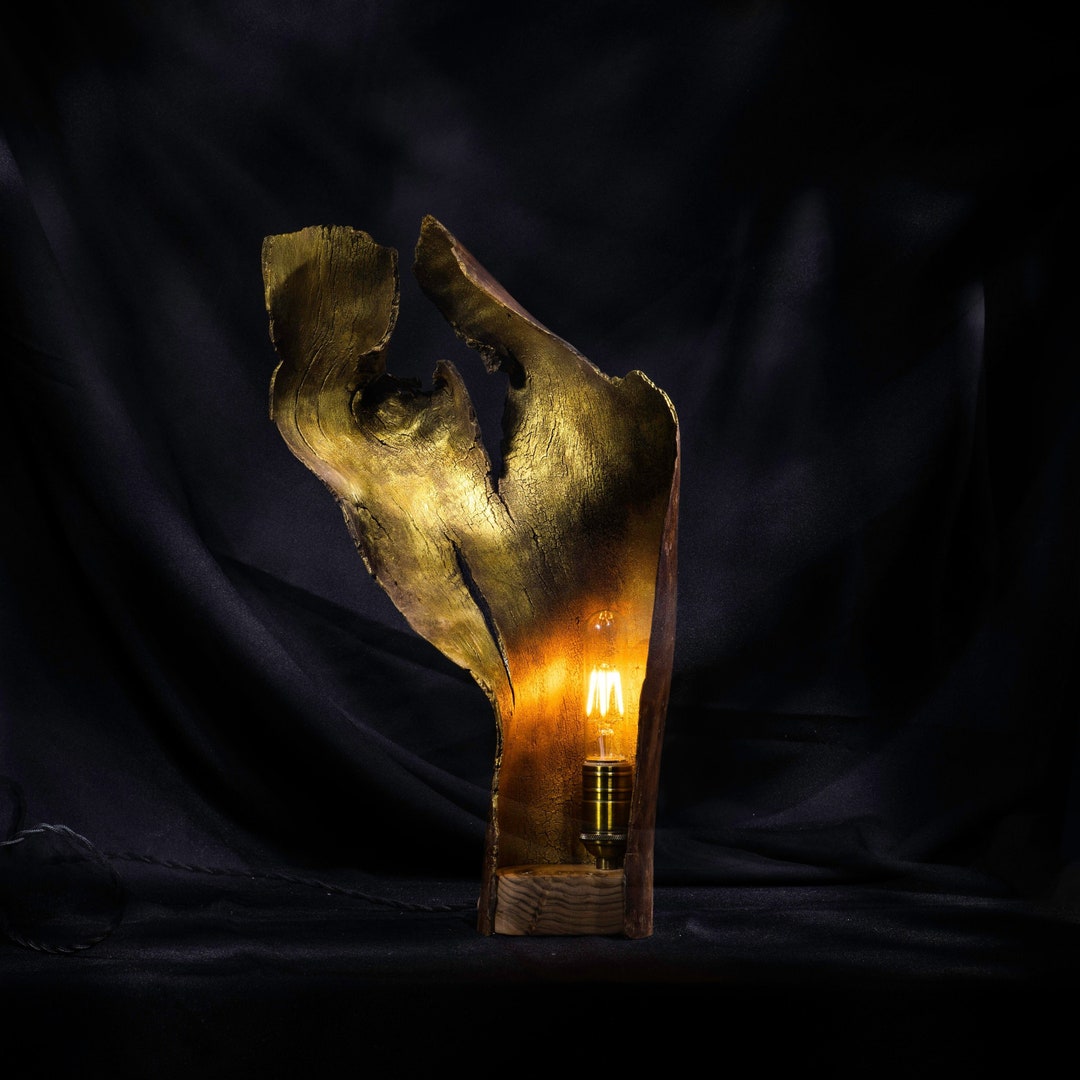 Lamp Form Natural Eucalyptus Tree Bark - Etsy