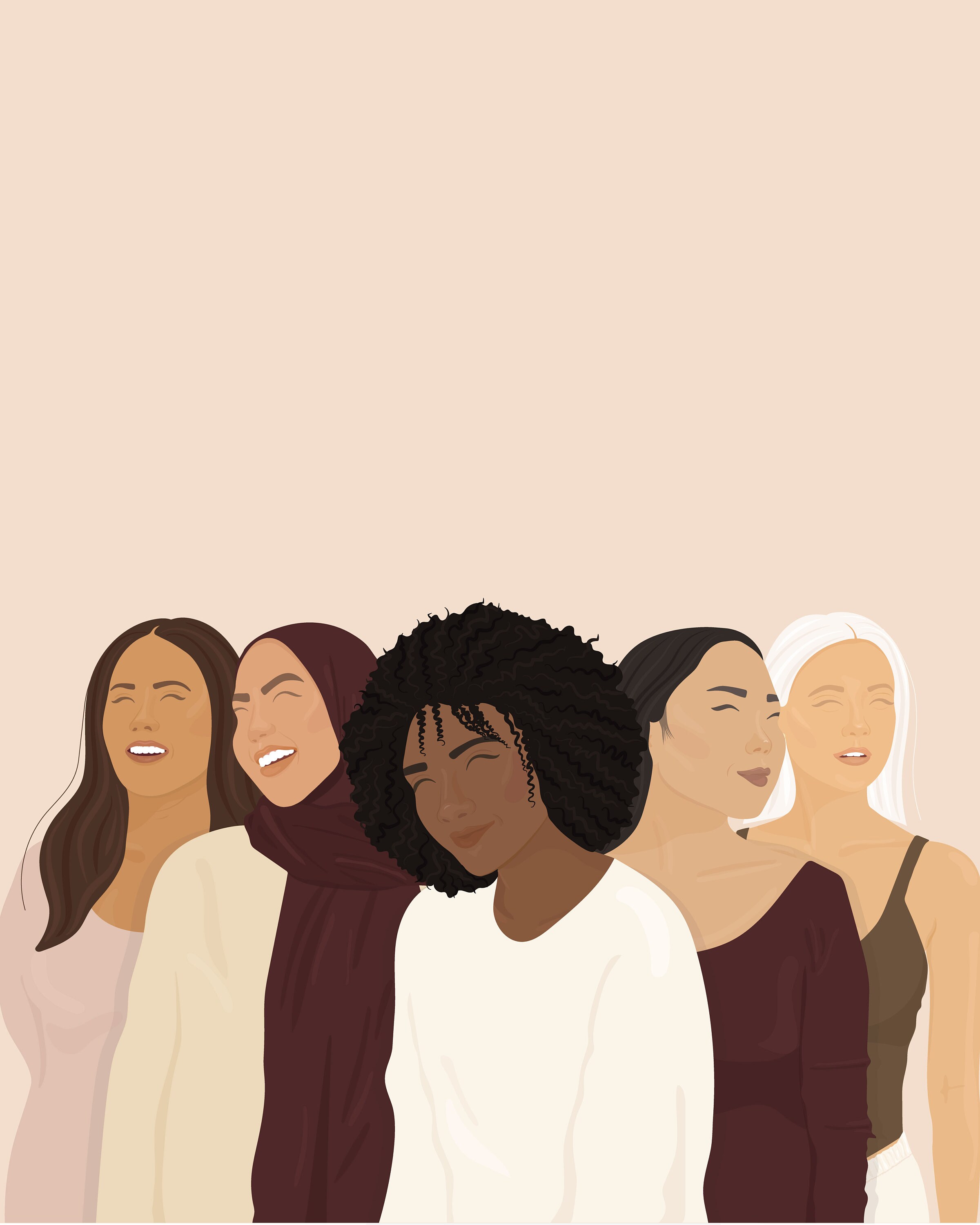 Custom Group Digital Illustration Portrait ∙ Personalized Gift ∙ Gift ...