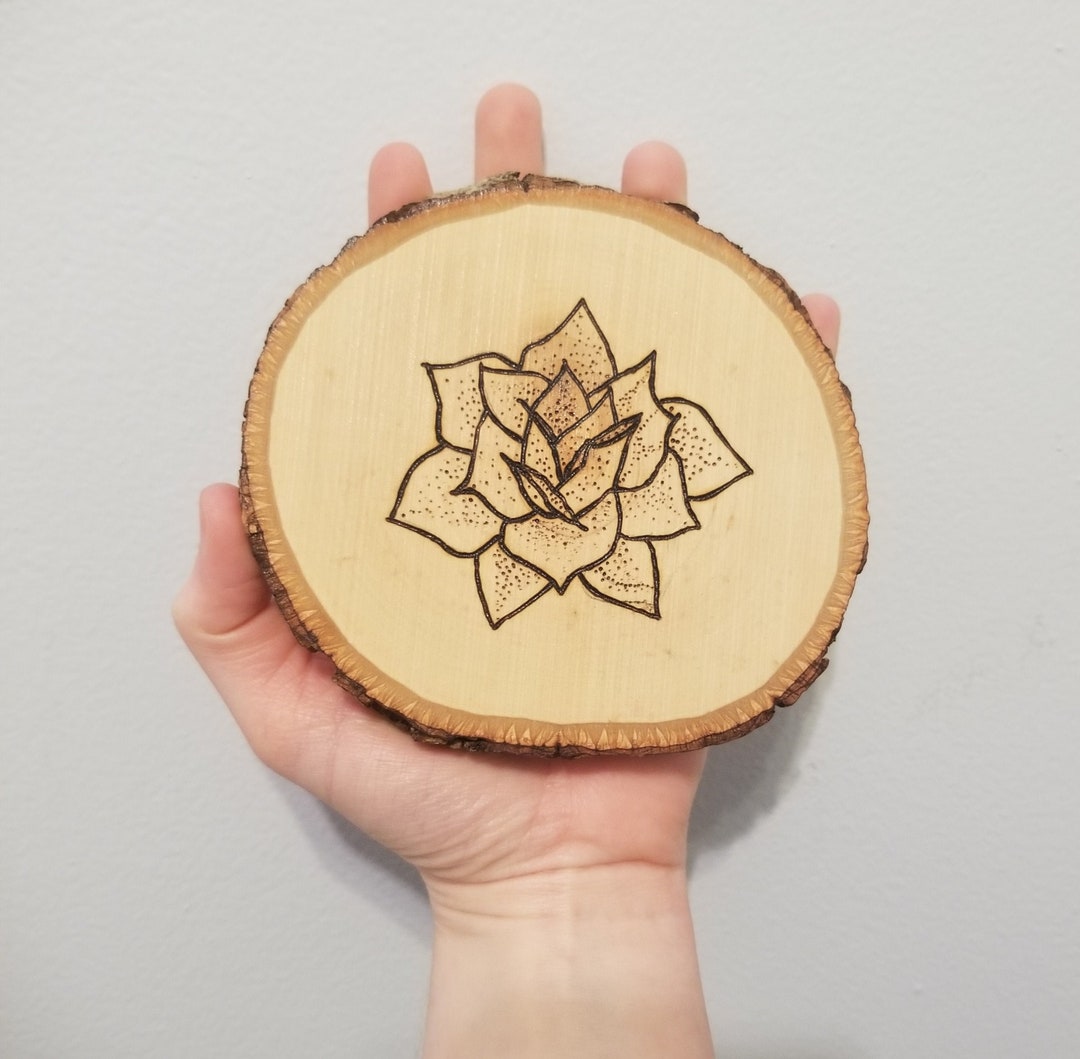 Rose | Flower | Wall Art | Woodburning | Pyrography | Gift | Forever ...