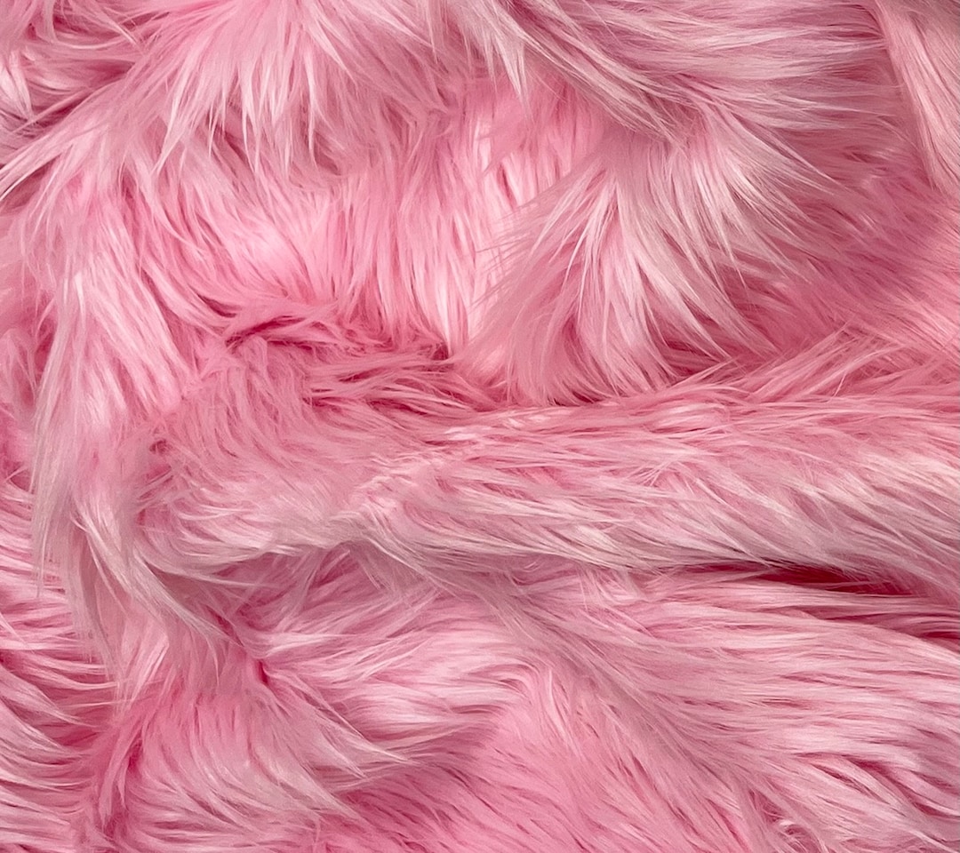 Eovea - Shaggy Faux Fur Fabric - Swatch/sample Listing for All Colors ...