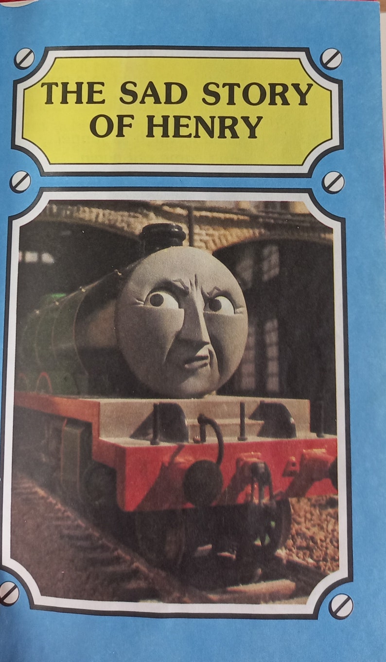Vintage 1988 Thomas the Tank Engine Book: the Sad Story of Henry - Etsy