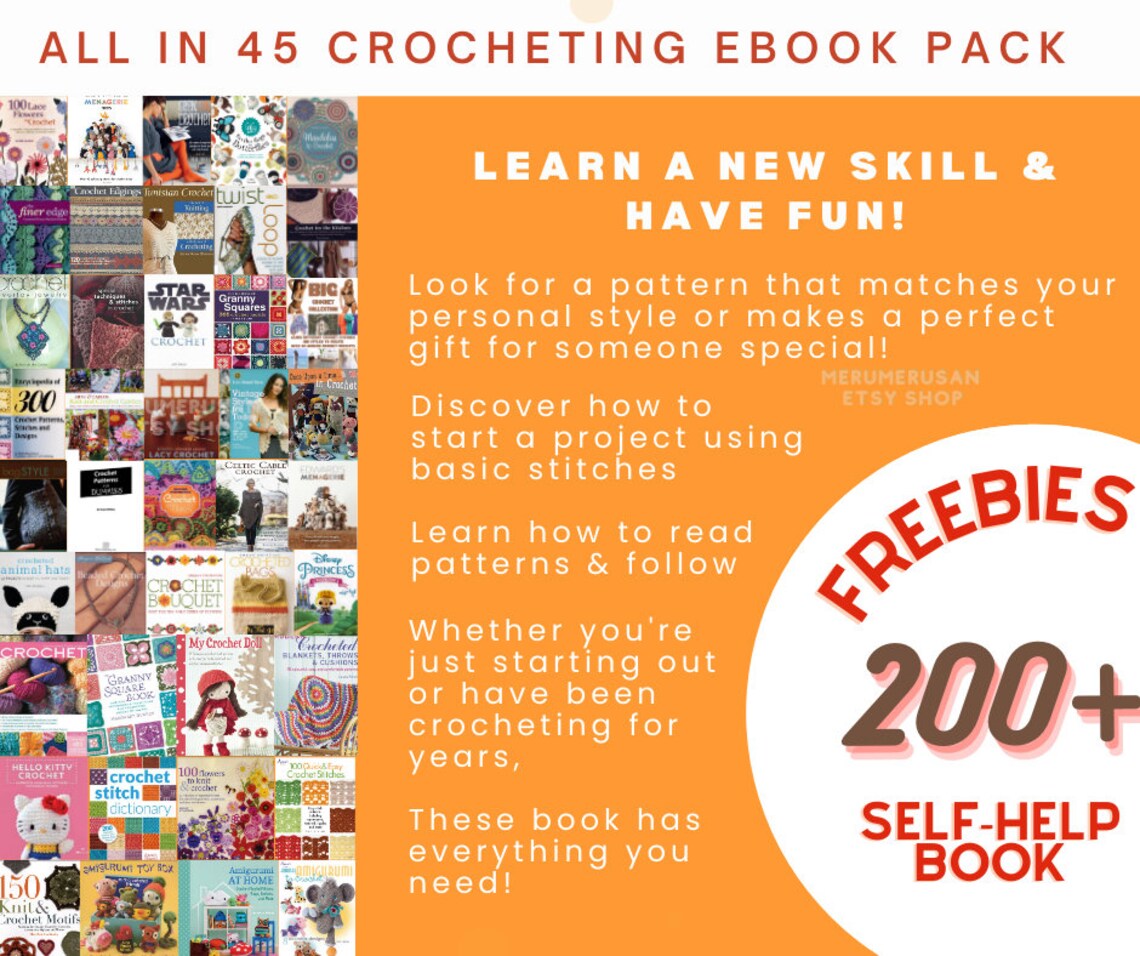 Crocheting 101 Learning Material | Crochet Pattern Book | Instant ...