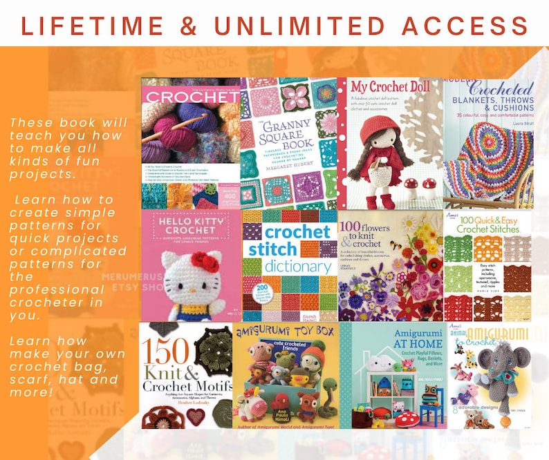 Crocheting 101 Learning Material | Crochet Pattern Book | Instant ...