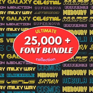 All in One Fonts Bundle Pack | Premium Fonts | Calligraphy Cricut ...