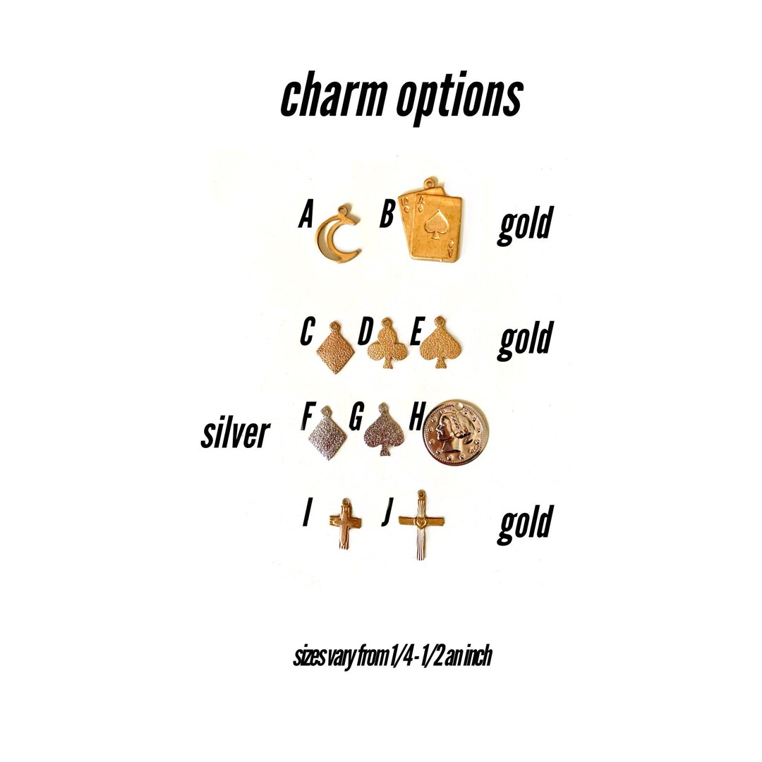 Customizable Vintage Charm X Chain Necklace - Etsy UK