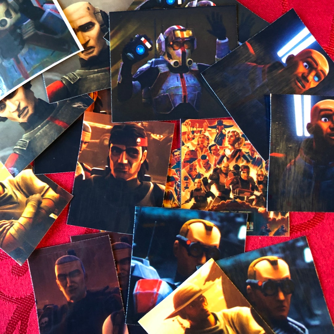 Star Wars Bad Batch Sticker // Crosshair Hunter Wrecker Tech Omega Echo ...