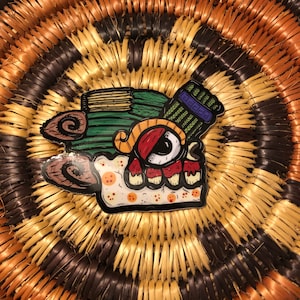 Indigenous Stickers Itzcuintli Dog Ocelotl Jaguar Malinalli Mexica ...