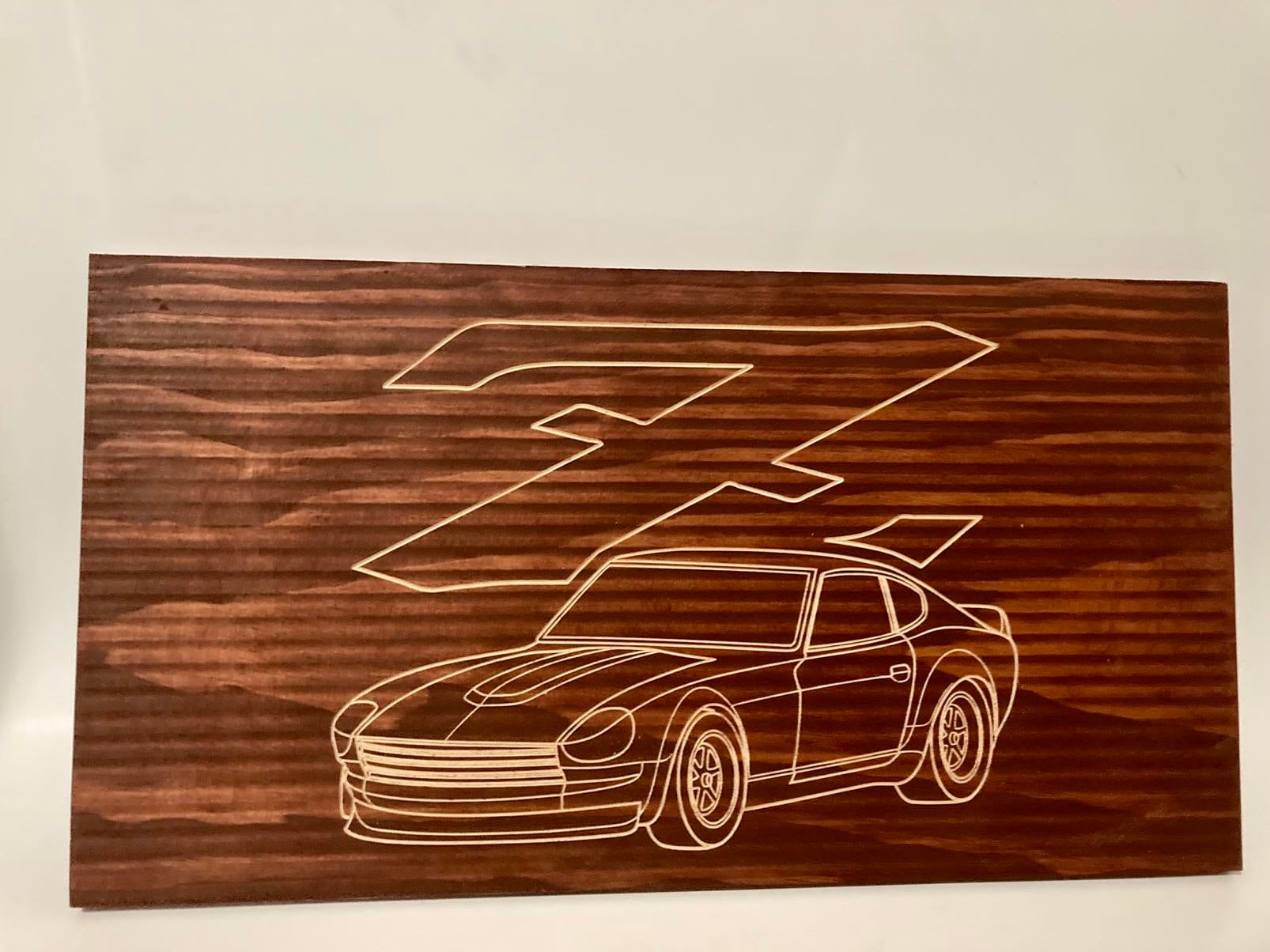 Datsun 240Z 260Z 280Z CUSTOM RACER COUPE Wood Wall Sign - Etsy
