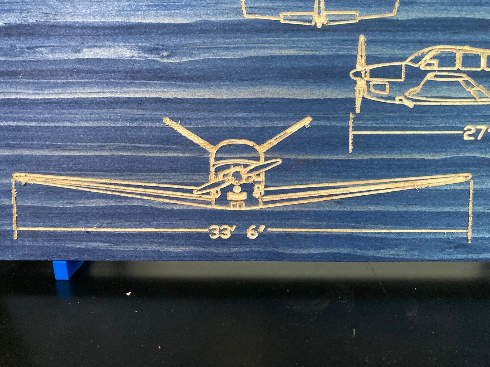 Custom Beechcraft Bonanza Blueprint Art: Pilot Gift, Hangar Decor - Etsy