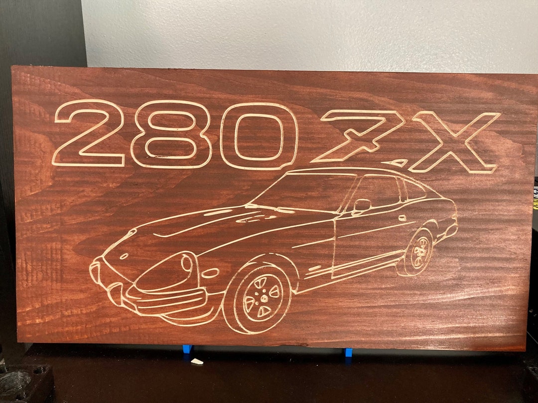 Datsun 280ZX Wood Wall Sign 79-82 Nissan S130 Line Drawing - Etsy