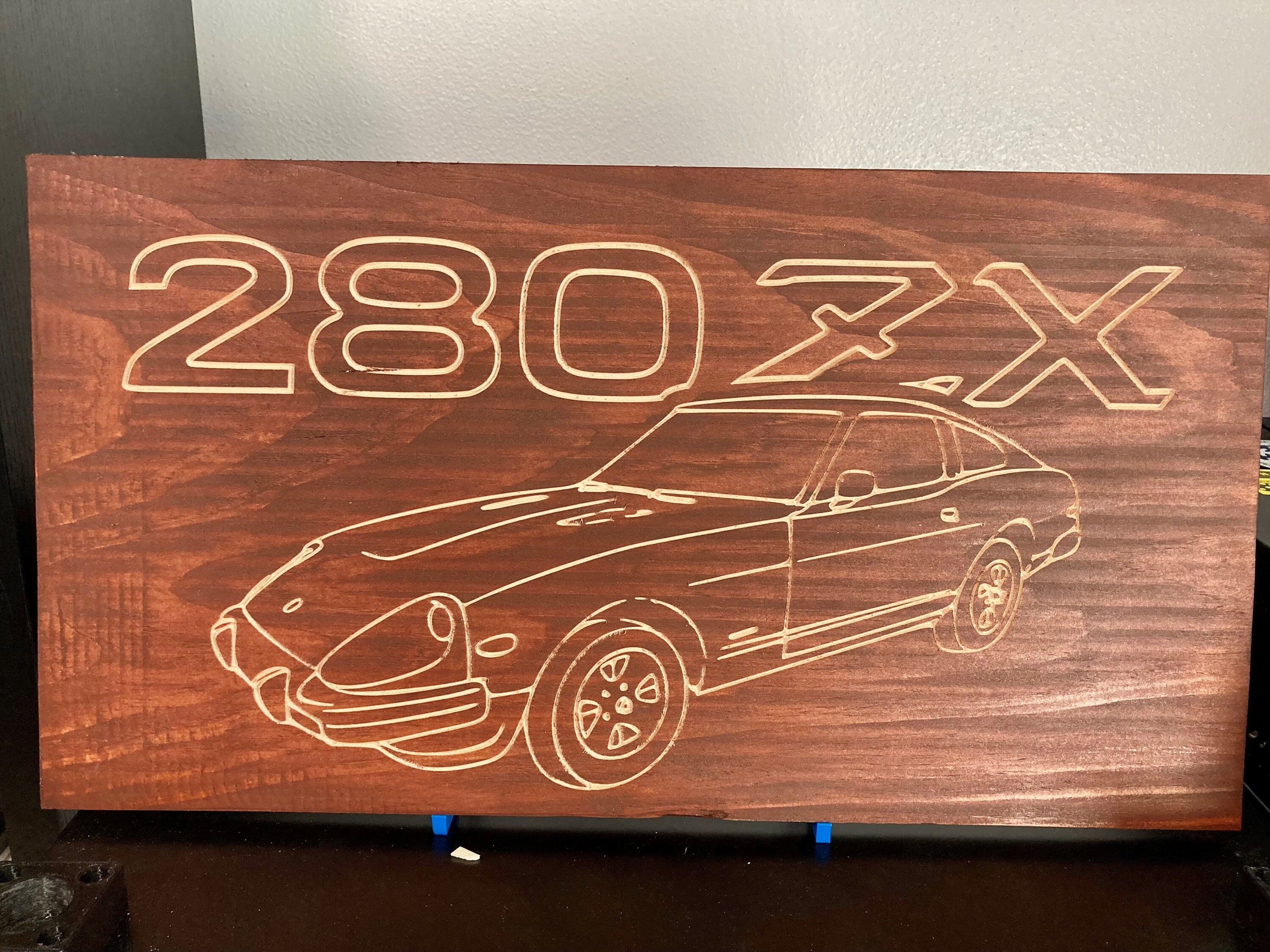 Datsun 280ZX Wood Wall Sign 79-82 Nissan S130 Line Drawing - Etsy