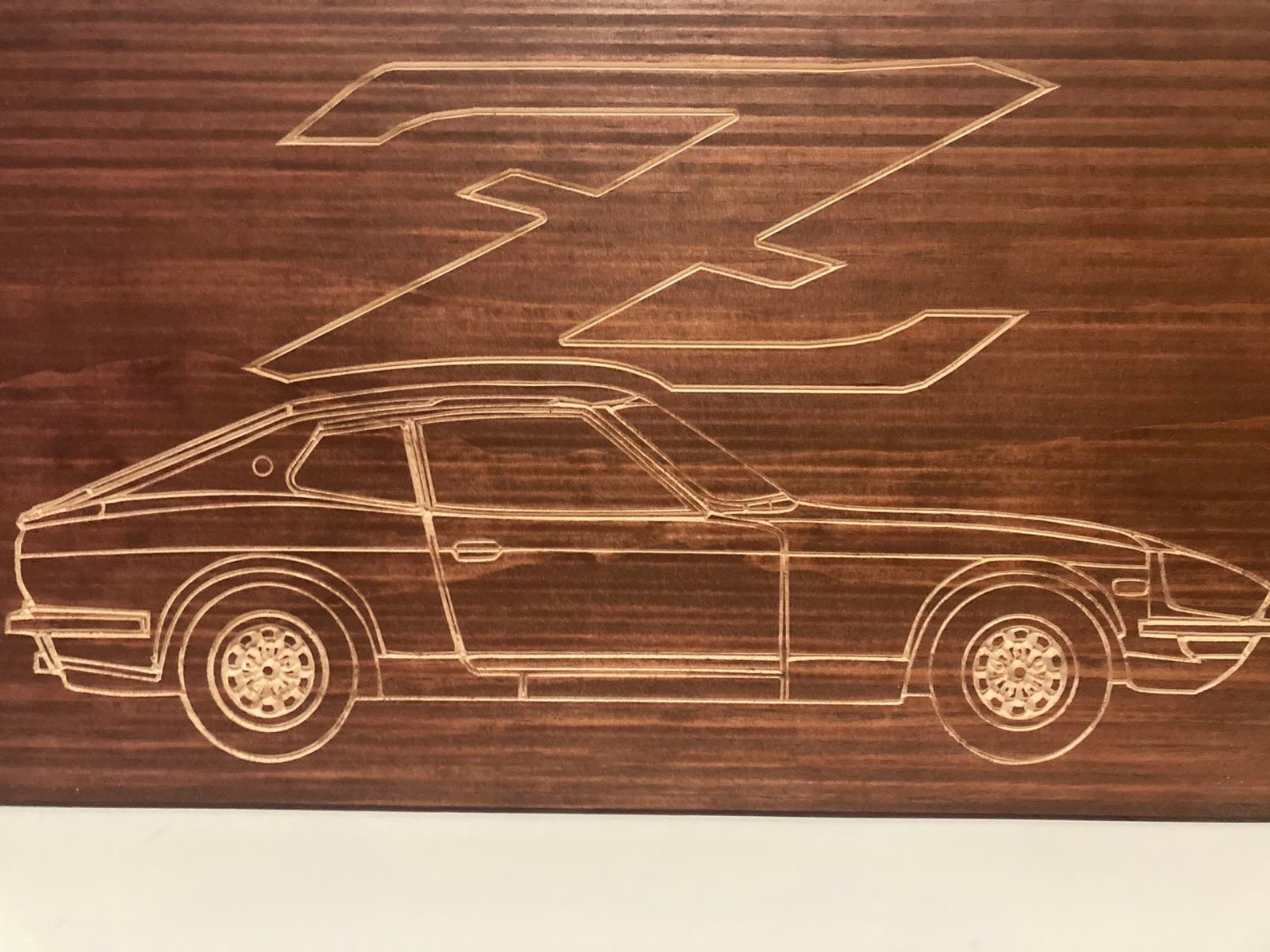 Datsun 240Z 260Z 280Z 22 Wood Wall Sign 1969-1973 S30 Line Drawing for ...