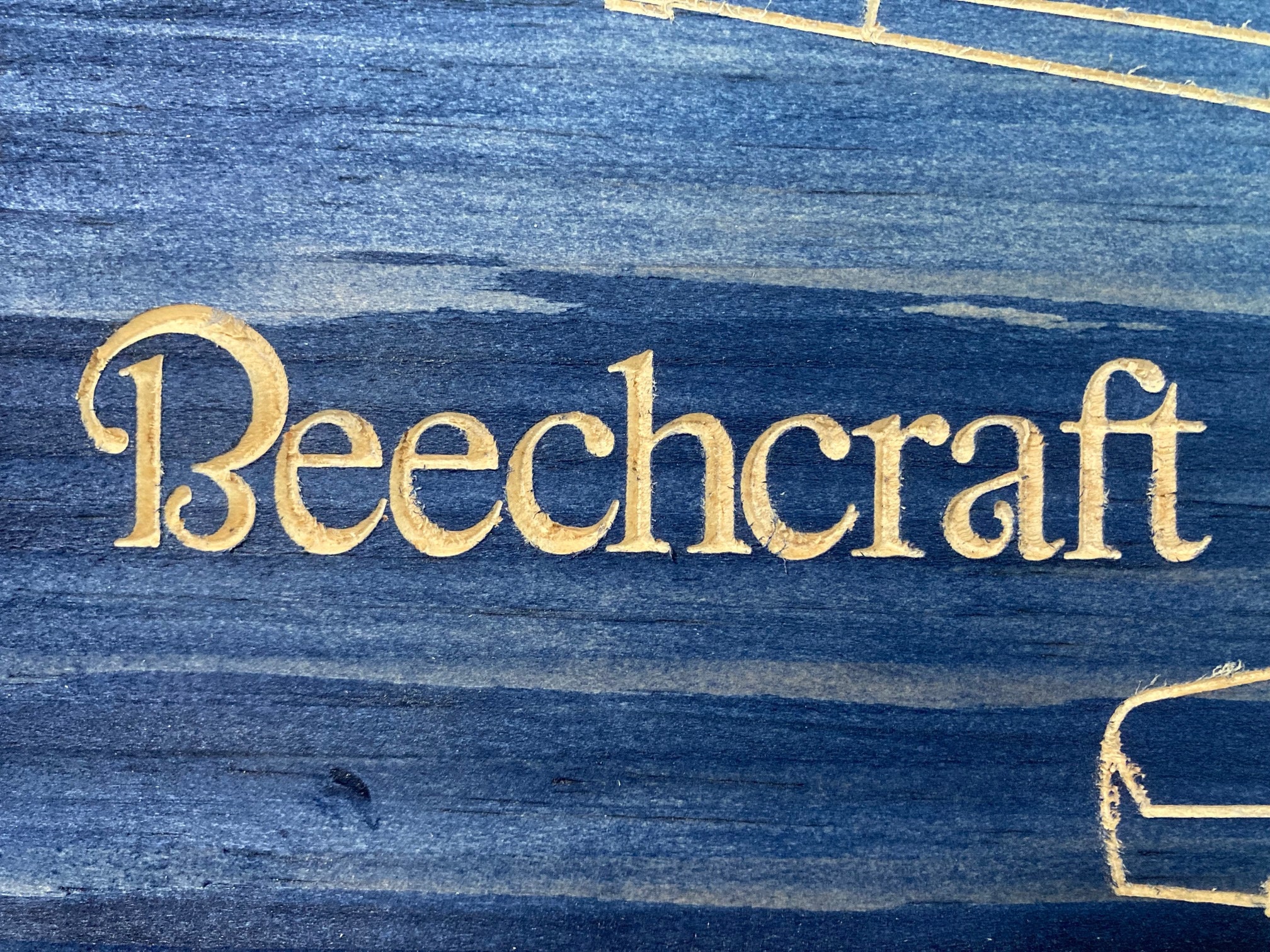 Custom Beechcraft Bonanza Blueprint Art: Pilot Gift, Hangar Decor - Etsy