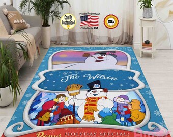 Snowman Area Rug - Etsy