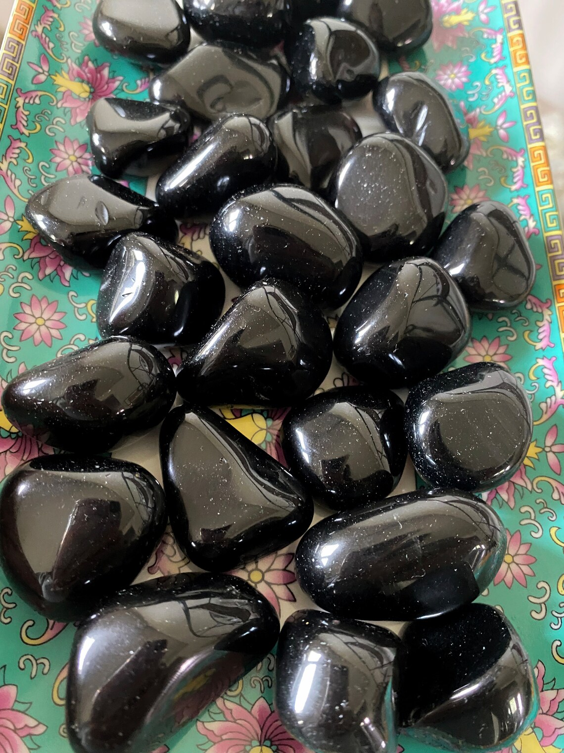 Tumbled Apache Tears, Two Sizes - Etsy