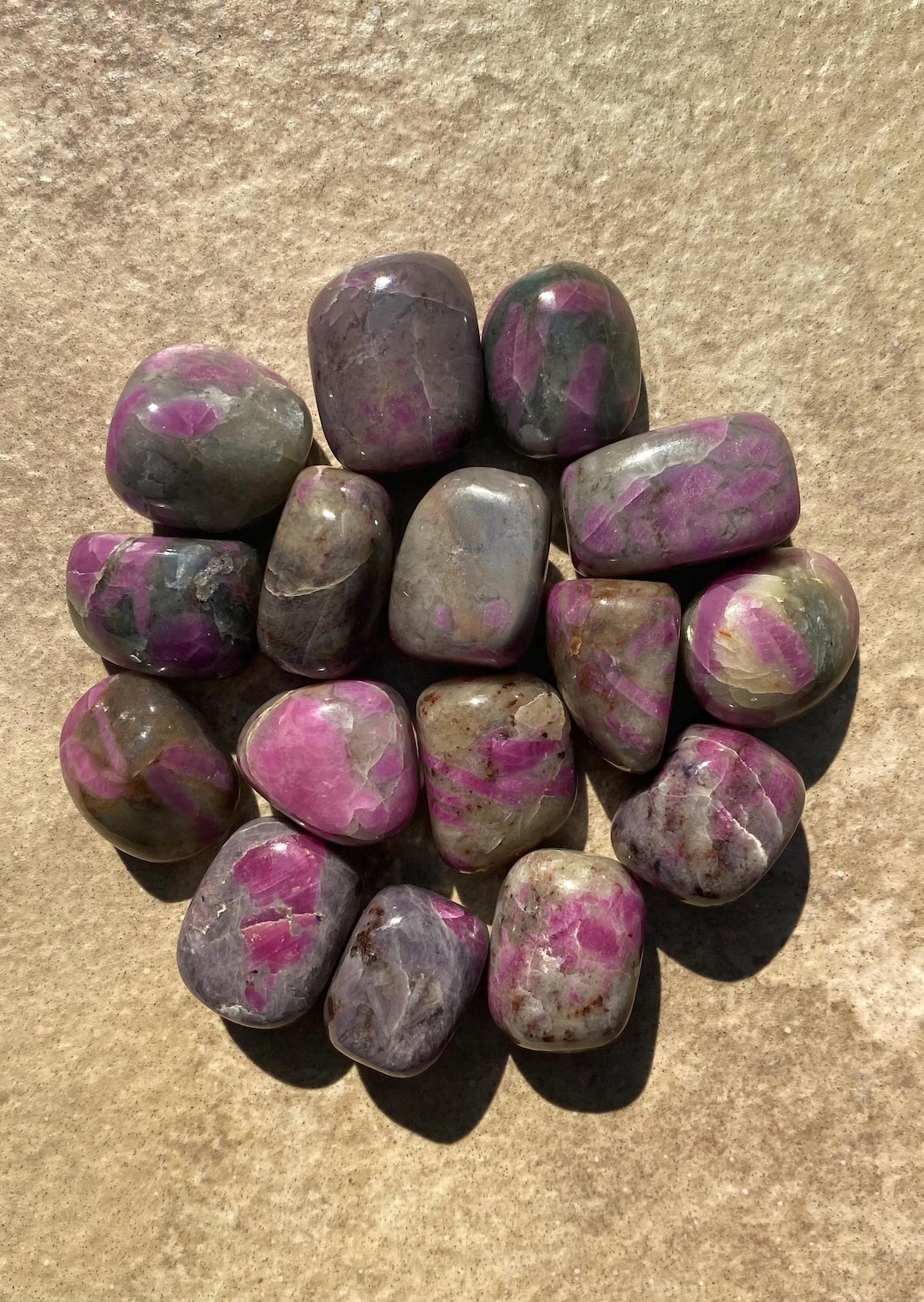 Tumbled Ruby Feldspar, Two Sizes - Etsy