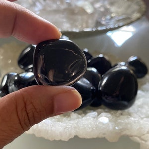 Tumbled Apache Tears, Two Sizes - Etsy