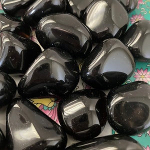 Tumbled Apache Tears, Two Sizes - Etsy