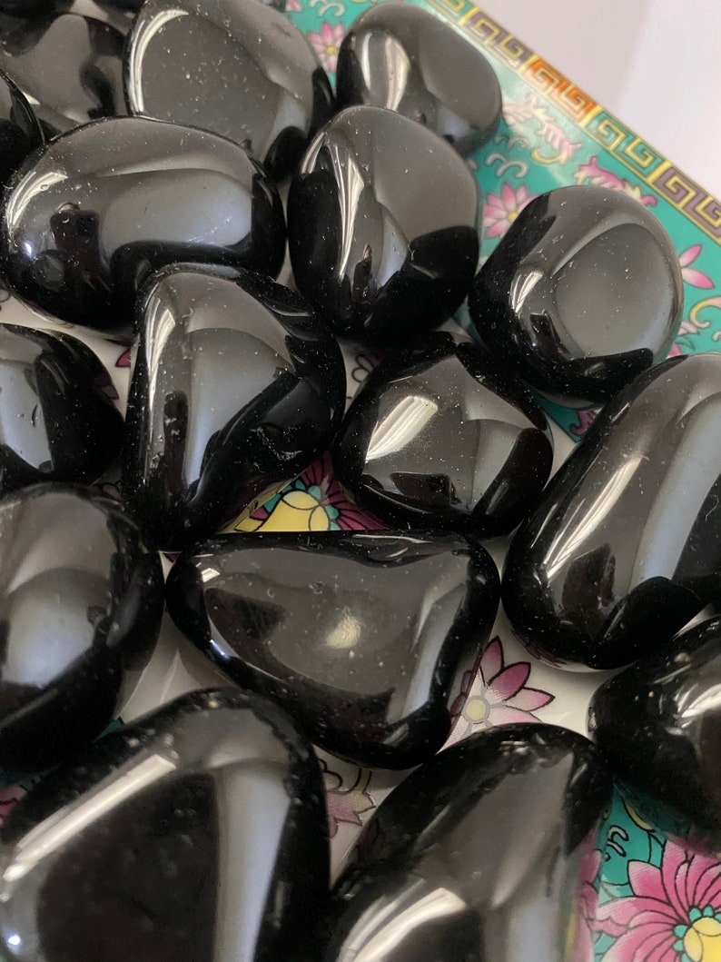 Tumbled Apache Tears, Two Sizes - Etsy