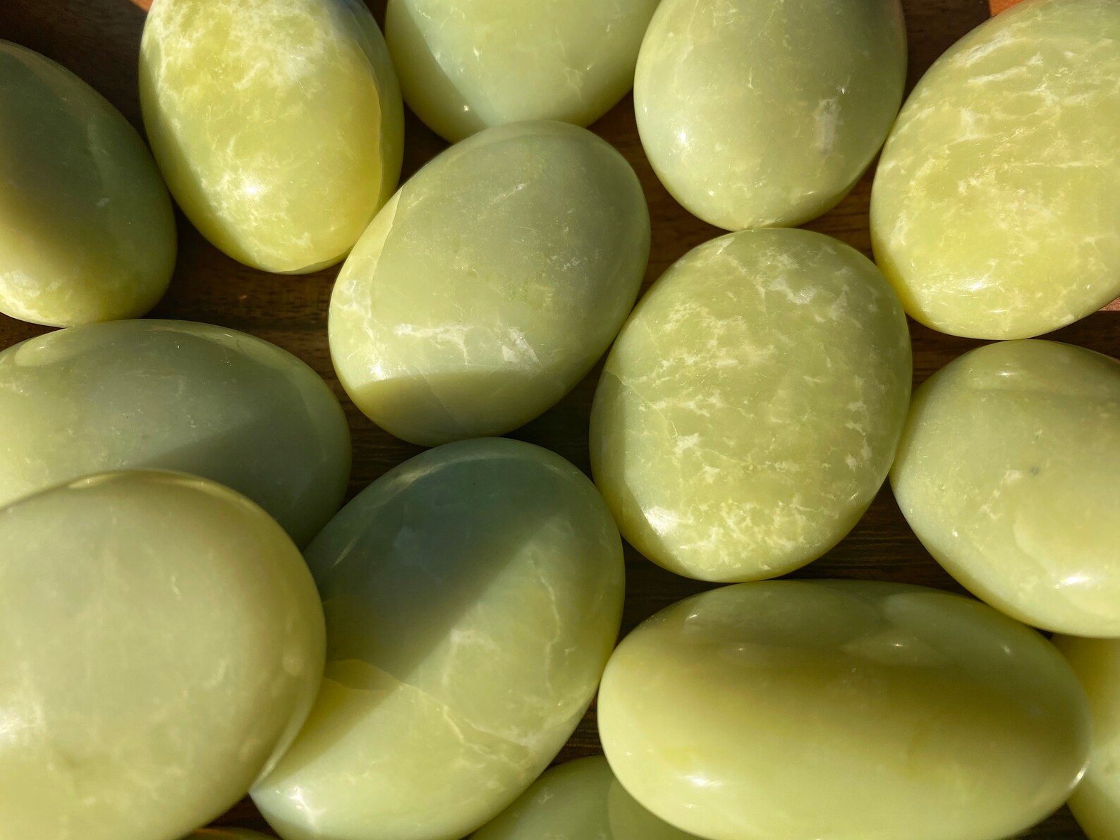 RARE Bowenite Palm Stones Five Sizes - Etsy