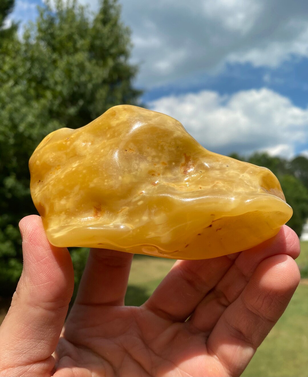 Large Raw Baltic Butterscotch Amber Specimen, 88 Grams - Etsy